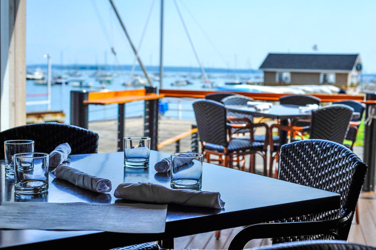 Inside the Restaurant - The Dockside Grill