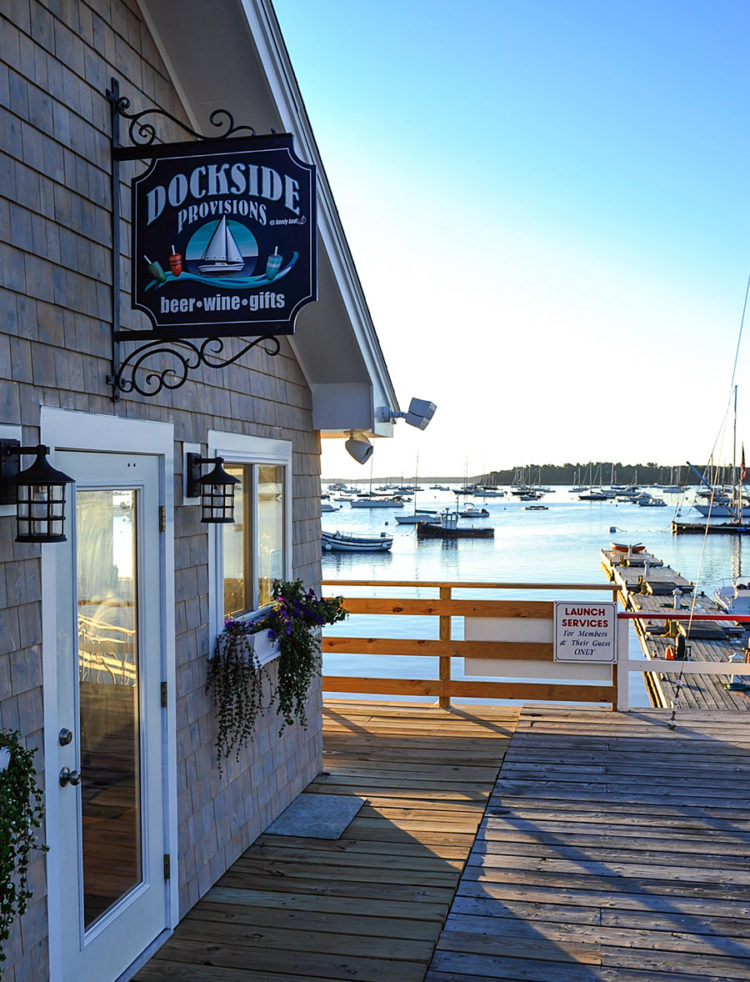 Outside the Restaurant - The Dockside Grill